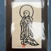 Monk, Zen Monk, Shingon Monk, Buddhist Praying,matted Linocut Print ...