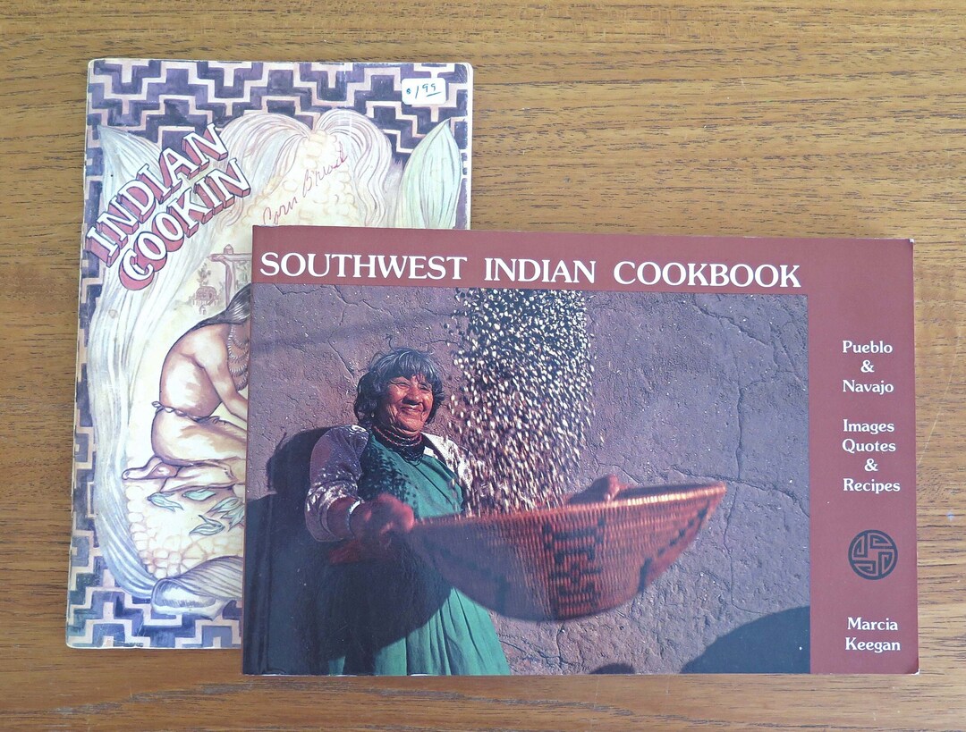 Lot of Two Vintage Native American Indian Cookbooks - Southwest Indian ...