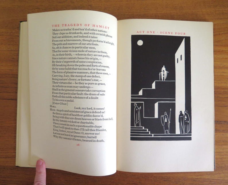 The Tragedy of Hamlet, William Shakespeare, Valenti Angelo, 1940s ...