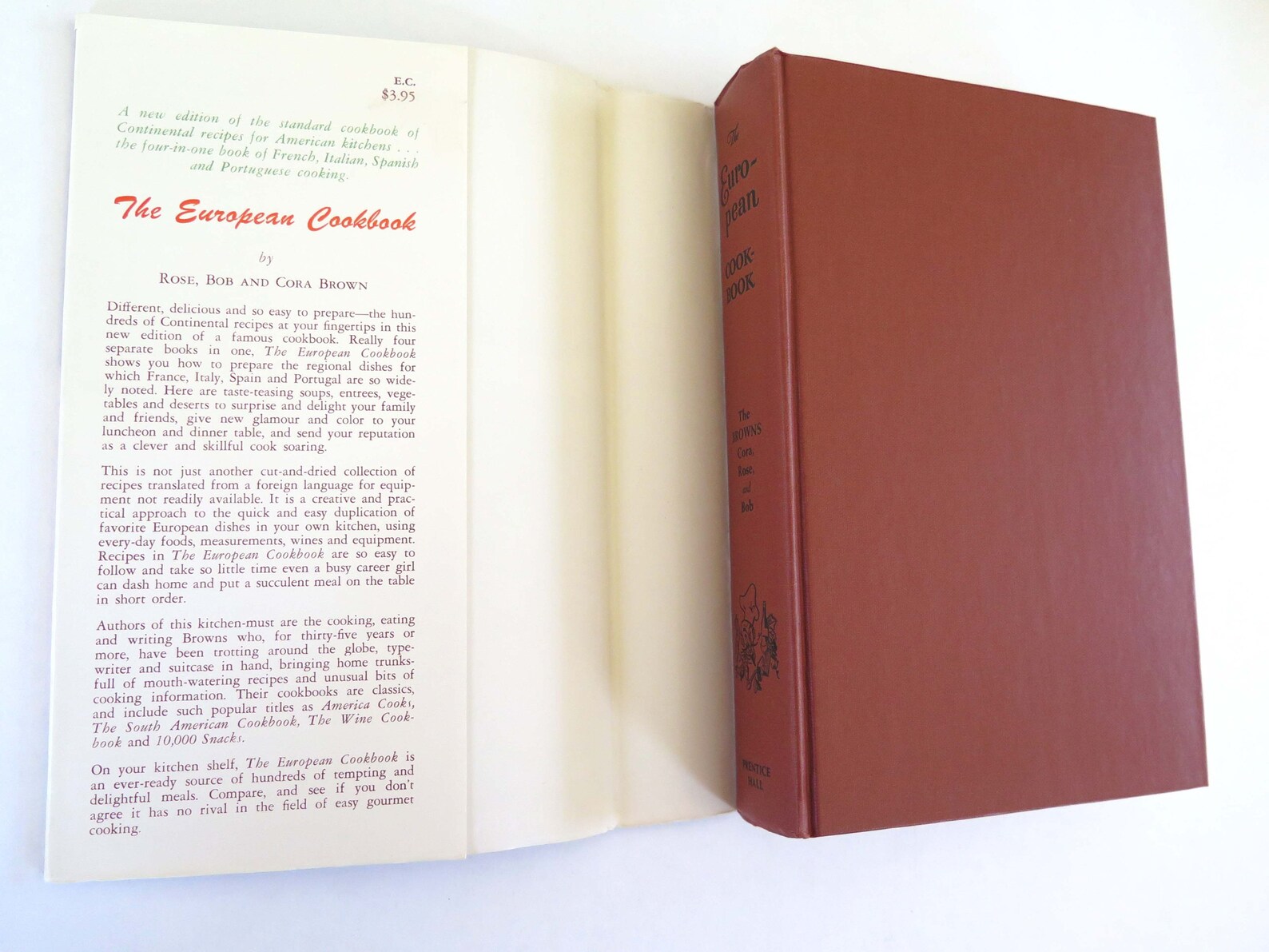 The European Cook Book 1951 the Browns Cora Rose and Bob - Etsy