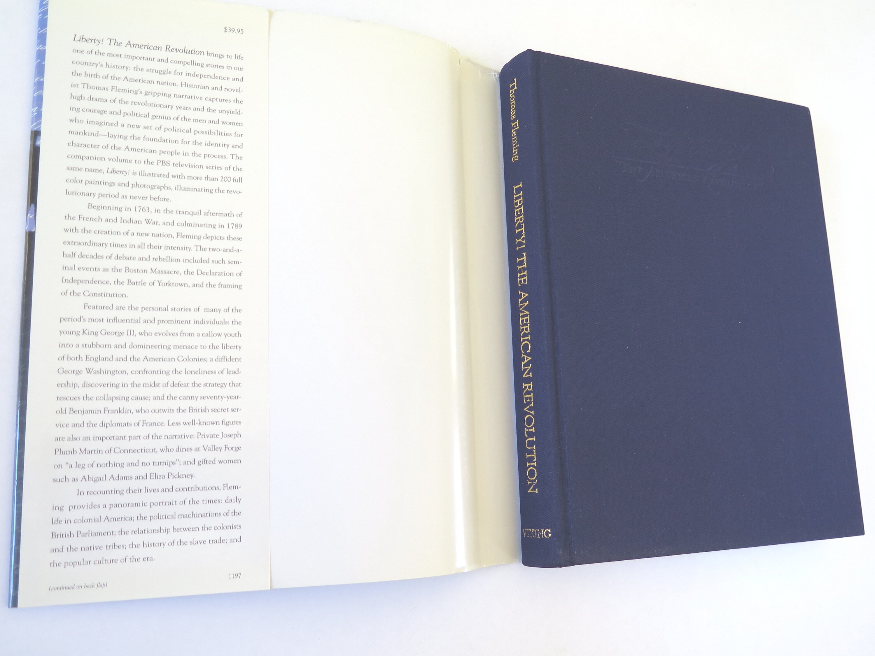 Liberty: the American Revolution Thomas Fleming 1997 First | Etsy