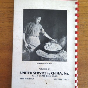 Old Chinese Recipes, Fred Wing, Mabel Stegner, 1946, United Service to ...