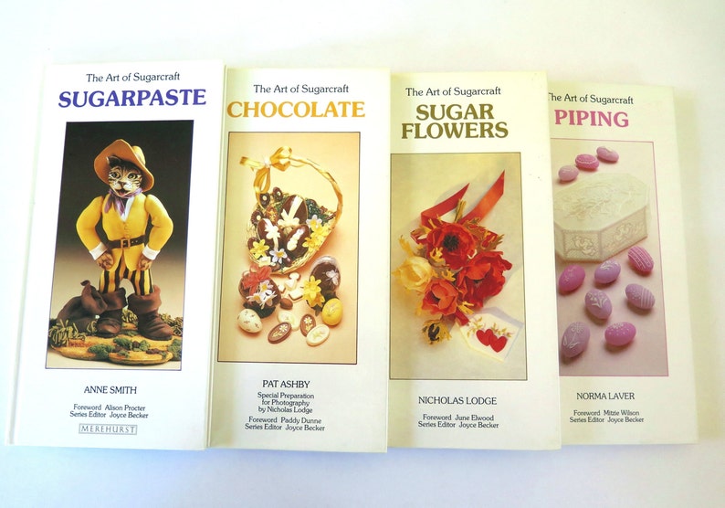 The Art of Sugarcraft Books set of 4 1986 and 1990 Vintage - Etsy