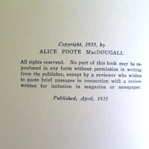 Alice Foote Macdougall's Cook Book, 1935, First Edition, Vintage 1930s ...