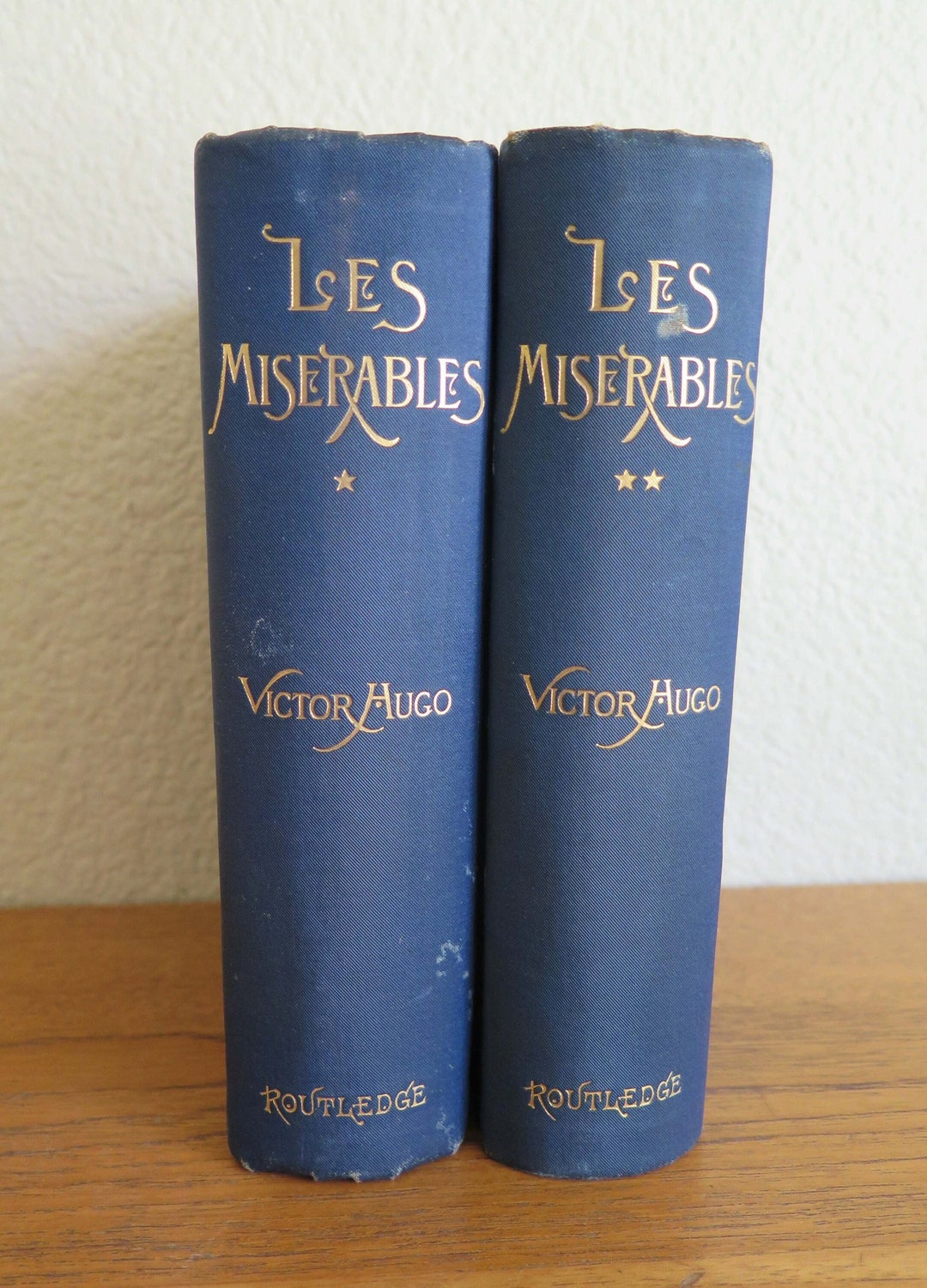 Les Miserables, Victor Hugo, 1887, George Routledge and Sons, Antique ...