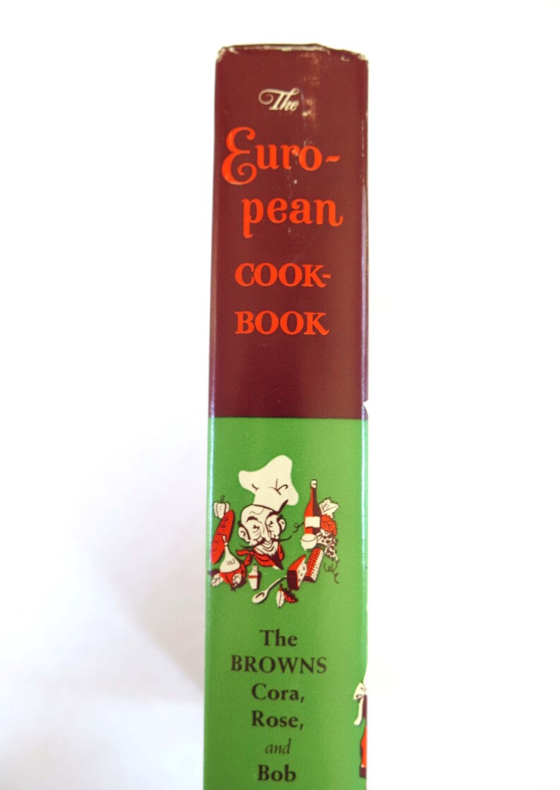 The European Cook Book 1951 the Browns Cora Rose and Bob - Etsy