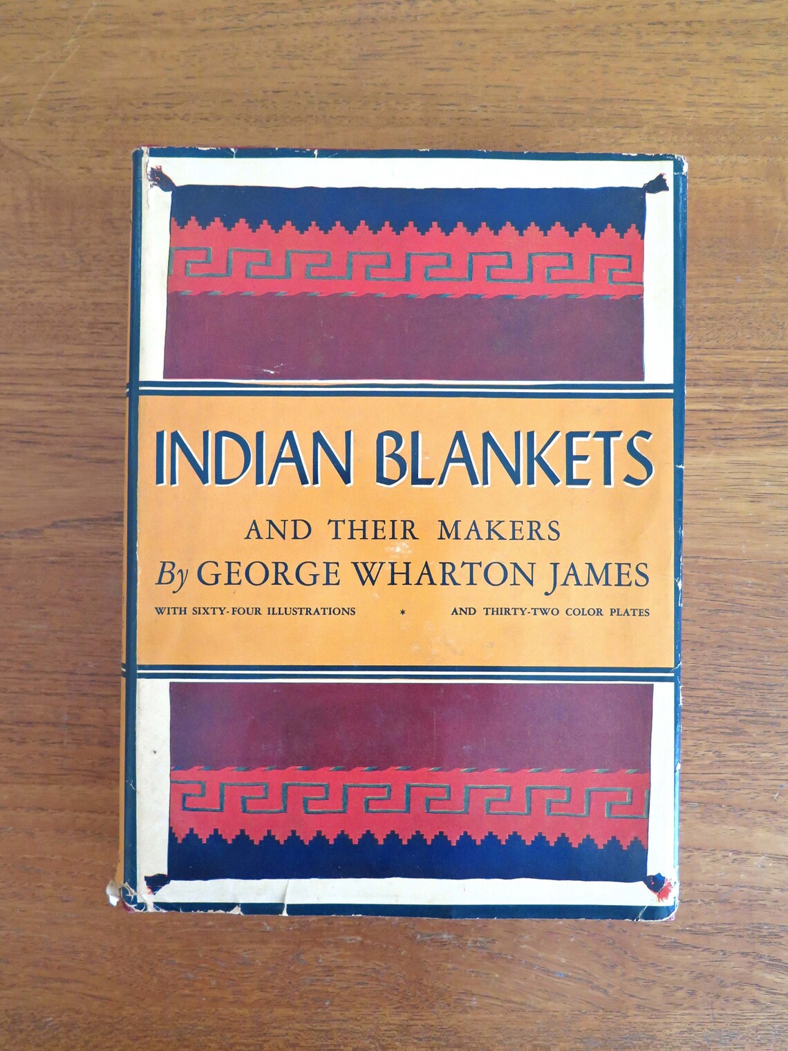 Indian Blankets and Their Makers, George Wharton James, 1937, 2nd Ed ...