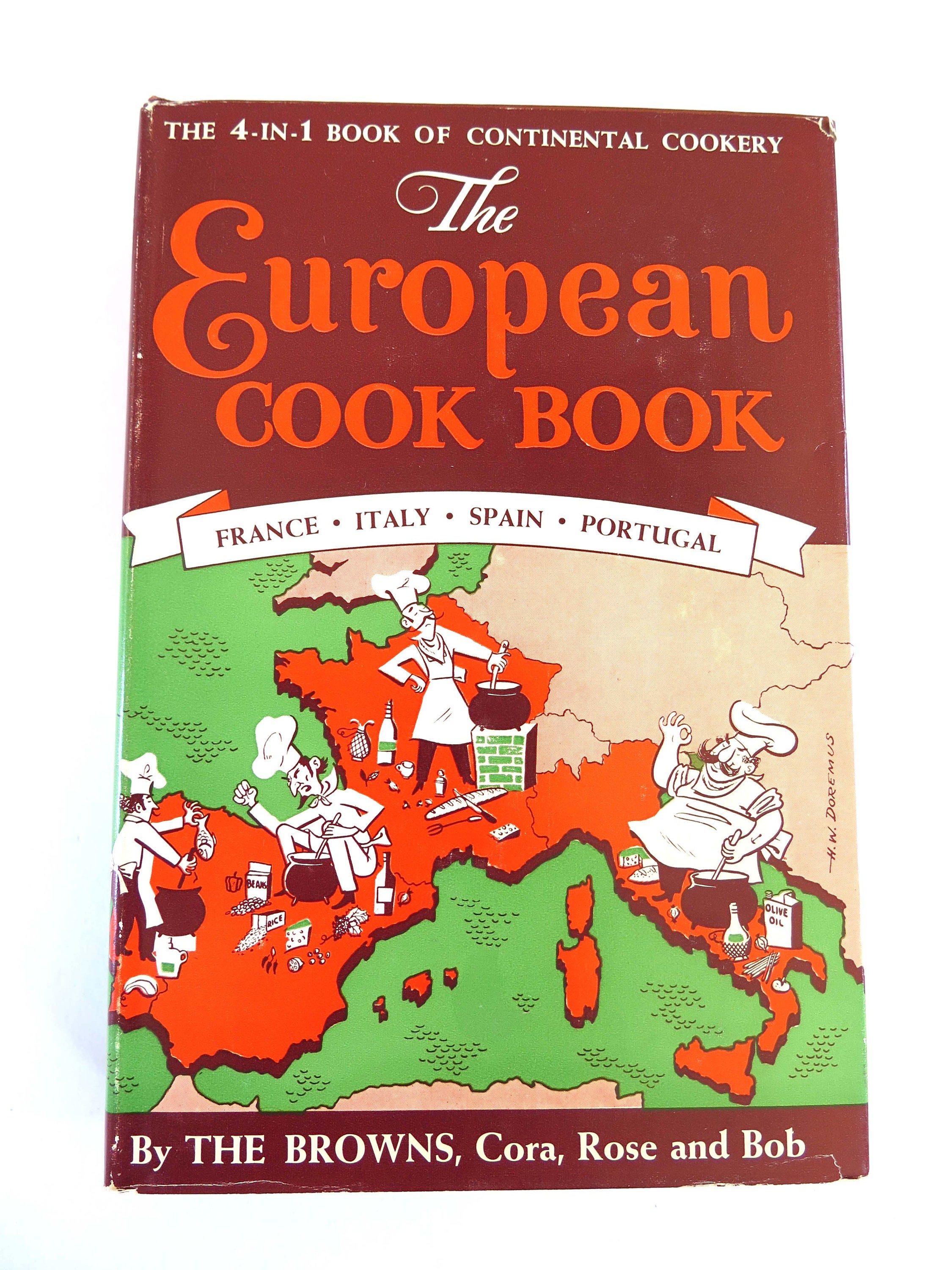 The European Cook Book 1951 the Browns Cora Rose and Bob - Etsy