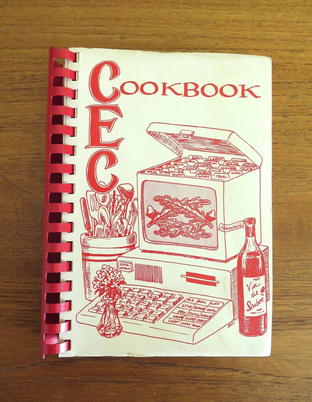 CEC Cookbook, 1988, U.S. Navy Civil Engineer Corps Officers Wives ...
