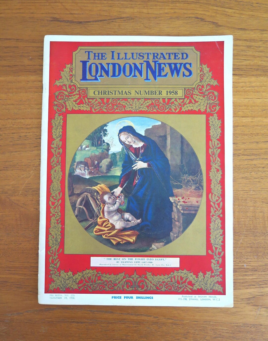 1950s Illustrated London News, Christmas 1958 Issue, Vintage British ...