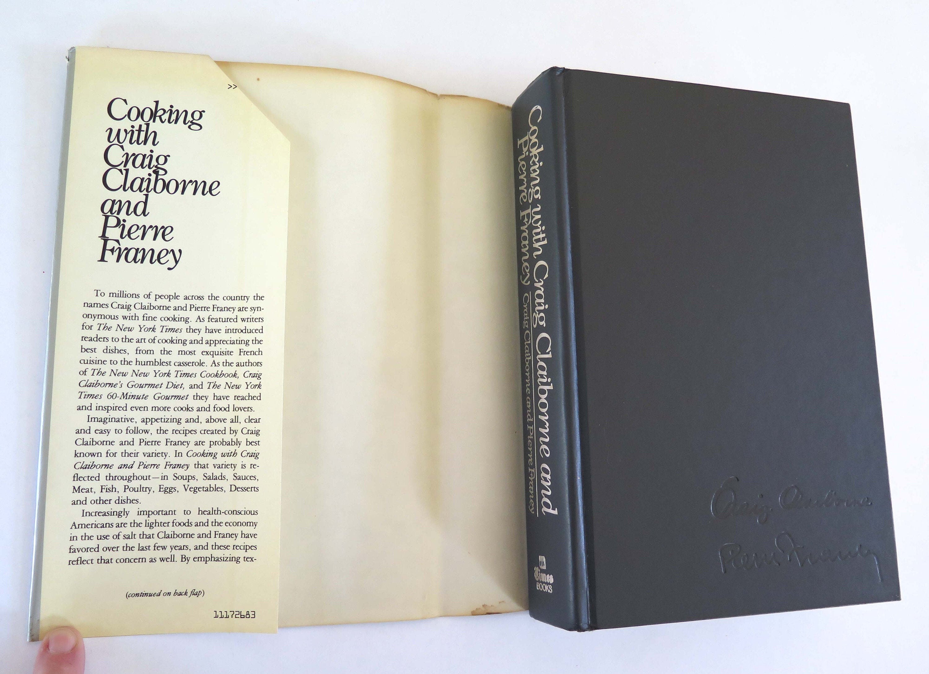 Cooking With Craig Claiborne and Pierre Franey, 1983, First Printing ...
