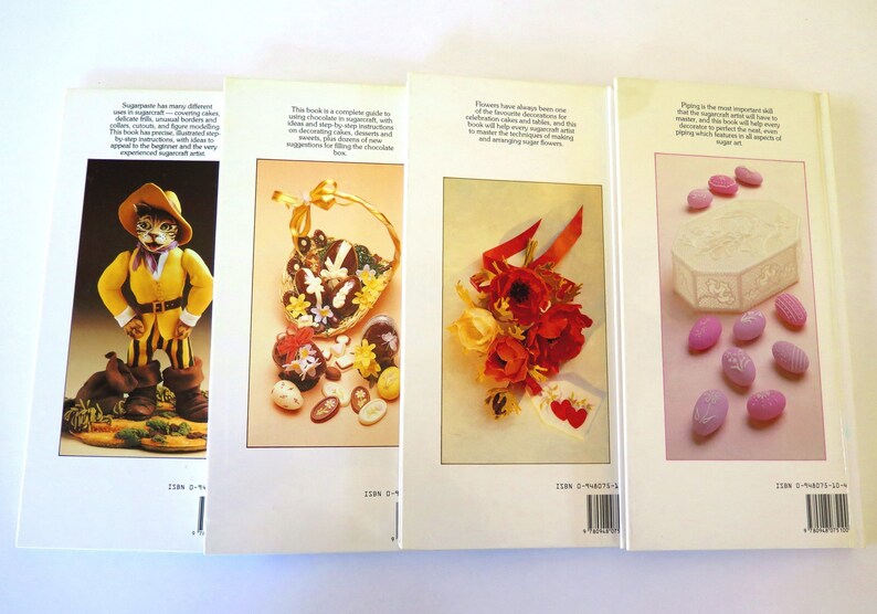 The Art of Sugarcraft Books set of 4 1986 and 1990 Vintage - Etsy