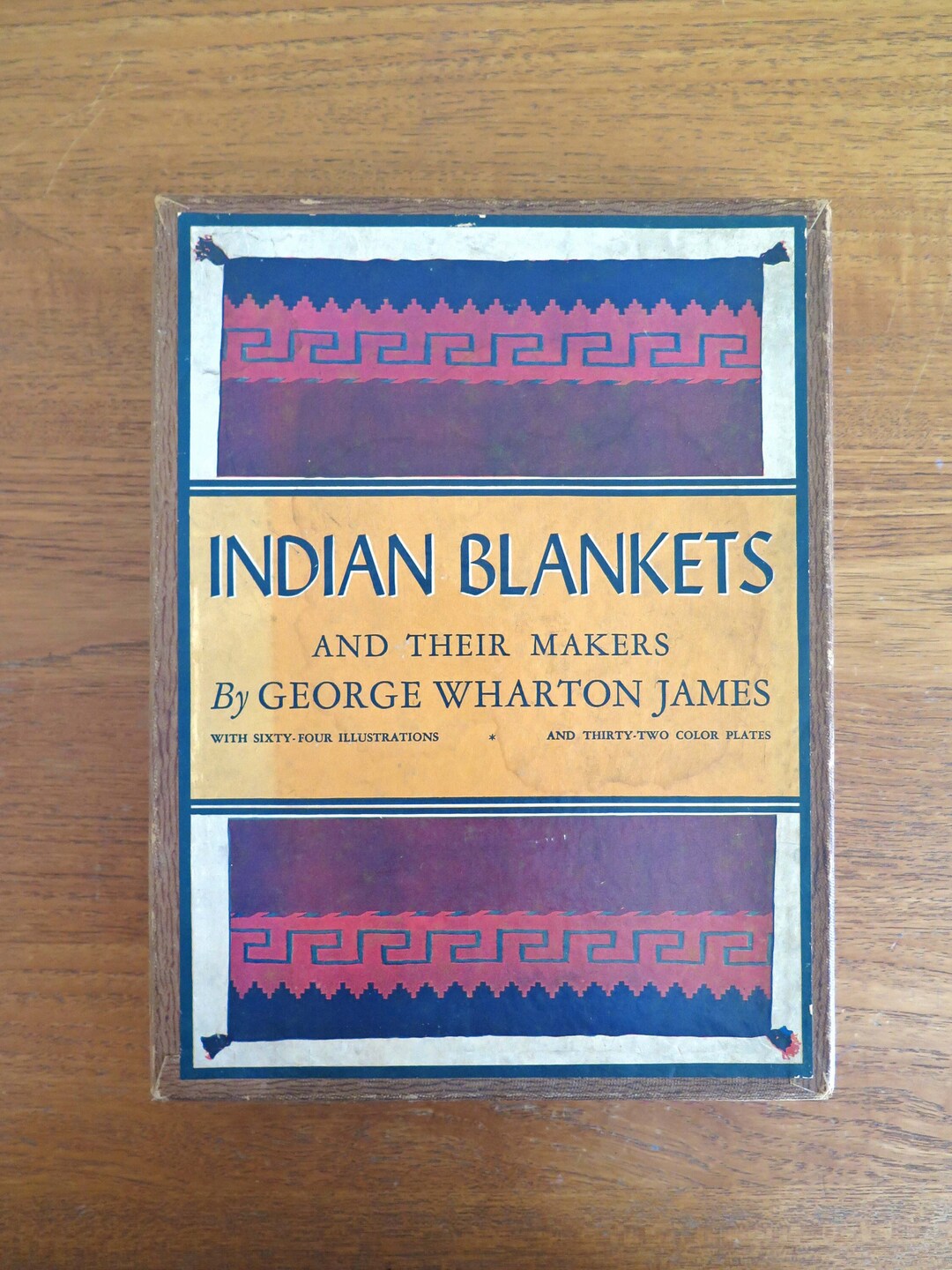 Indian Blankets and Their Makers, George Wharton James, 1937, 2nd Ed ...