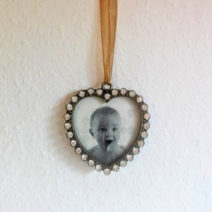 Brass Heart Shaped Picture Frame - Etsy