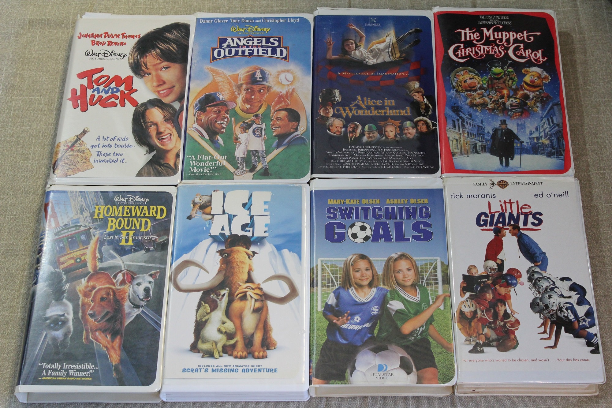 Family Entertainment VHS Movie Tapes ~ Classics ~ Clam Shell Cases ...