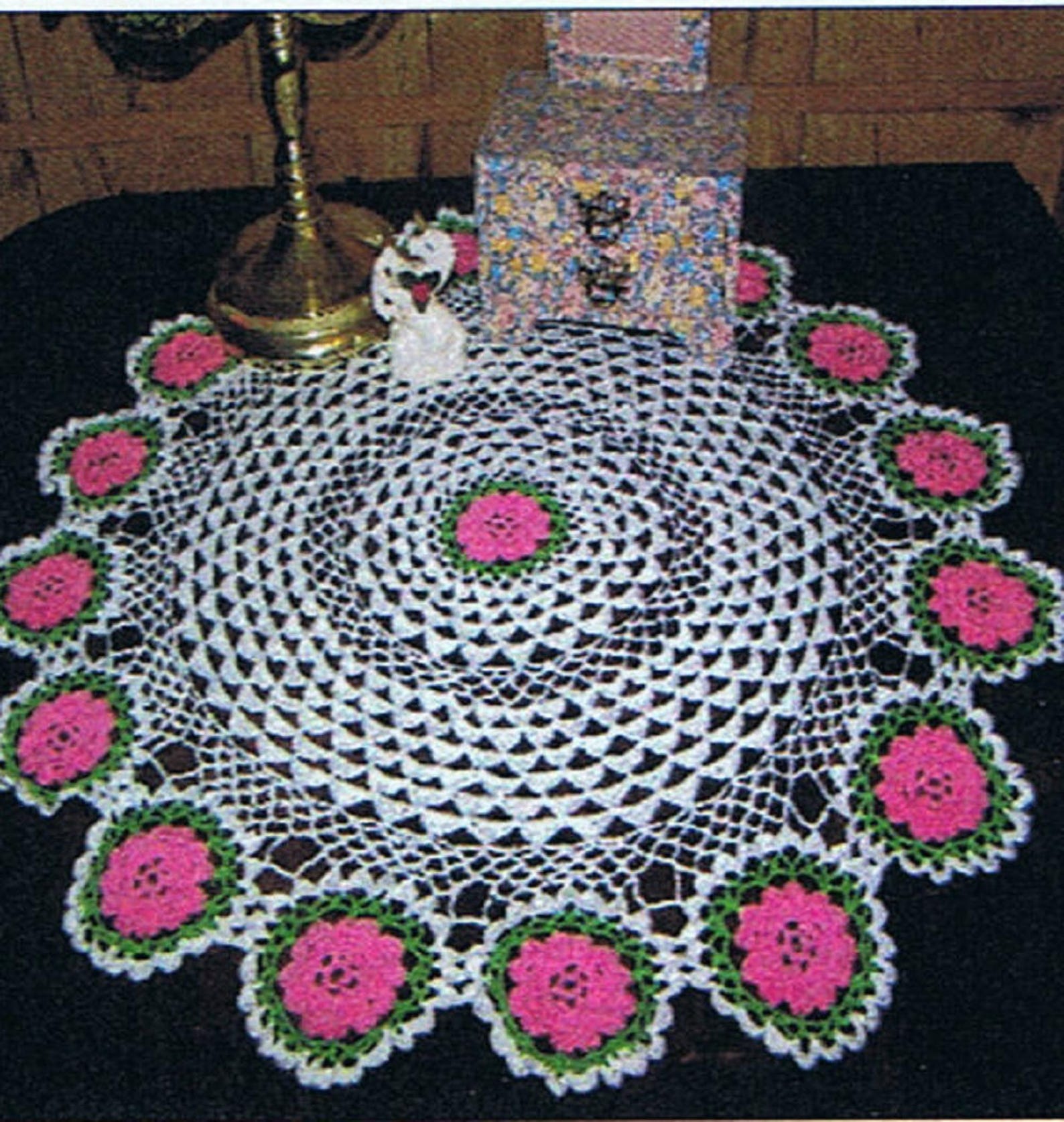 Large Centerpiece Doily Original Doily Crochet Pattern New | Etsy