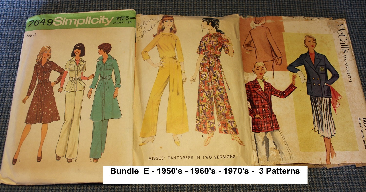 American Fashion Time Capsule ~ Patterns ~ Sewing Pattern Art ~ Decade ...
