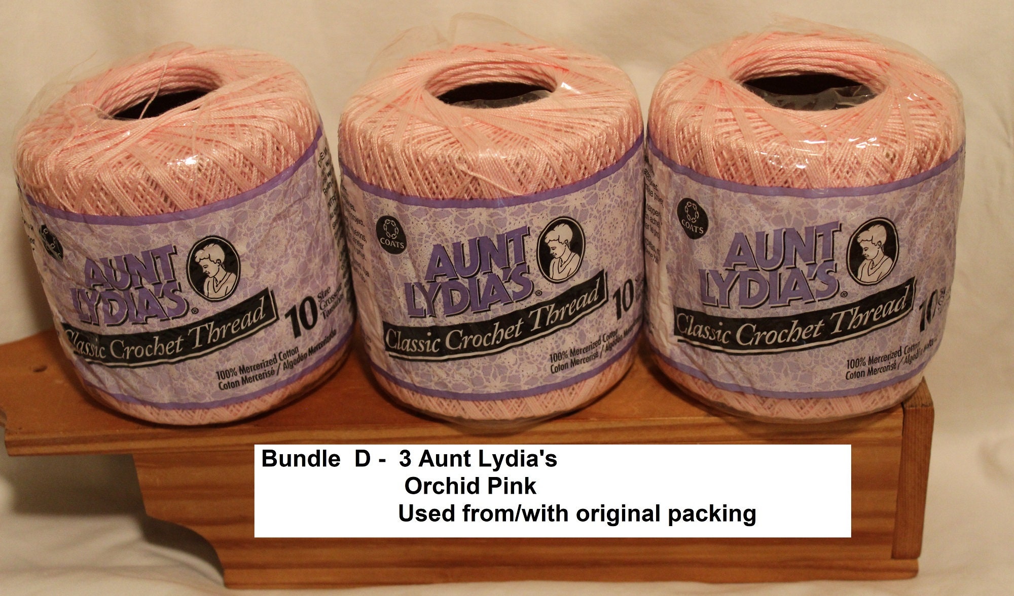 Crochet Thread Bundles ~ Variety of Colors & Brands ~ Size 10 ~ Machine ...