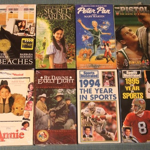 New Sealed VHS Movies ~ Gift Quality ~ Vintage Variety ~ Some Holiday ...