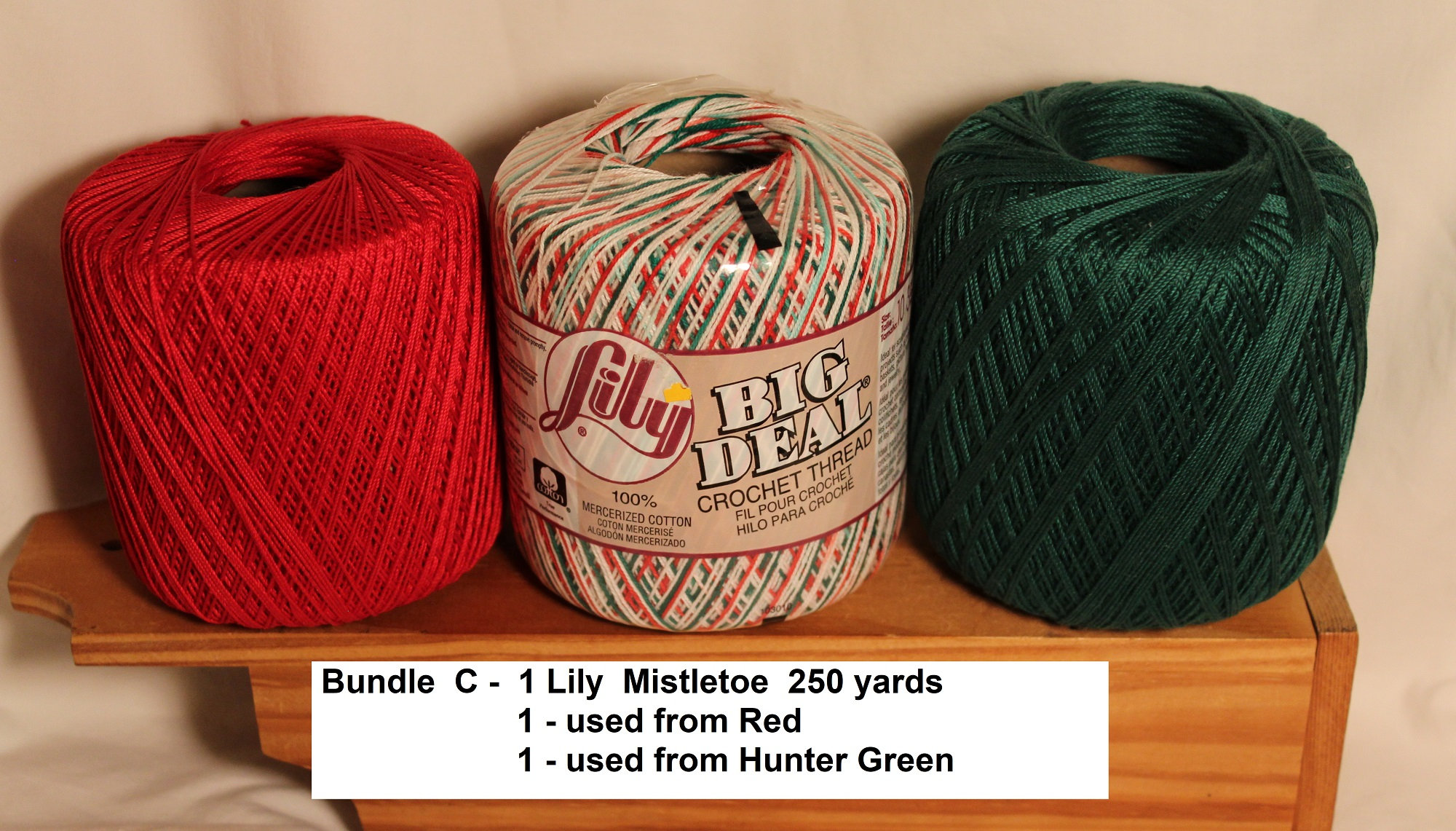 Crochet Thread Bundles ~ Variety of Colors & Brands ~ Size 10 ~ Machine ...