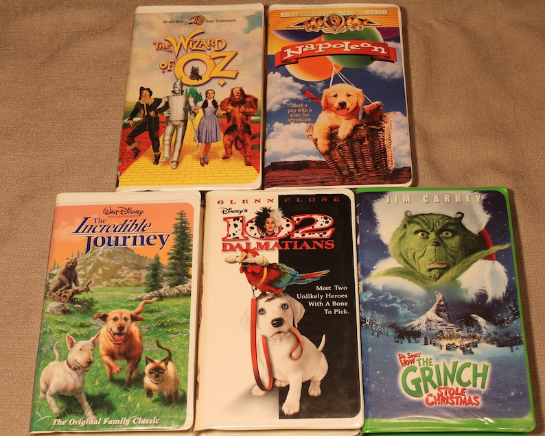 Family Entertainment Movies VHS Movie Video Tapes G/PG | Etsy