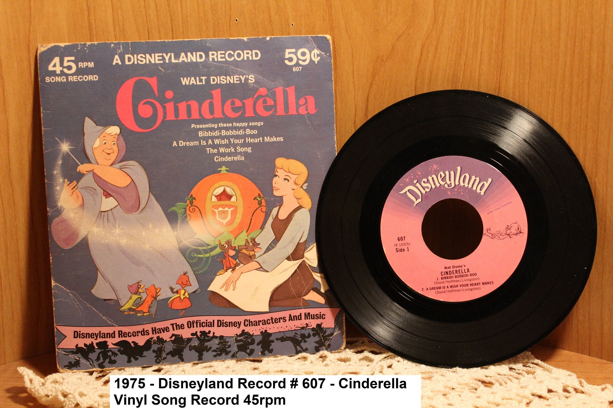 Simon Says Disneyland Records bundle Lot of 4 Vinyl 45rpm & | Etsy