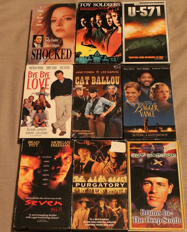 Movie~ Classic's ~ All the Favorites ~ Collectible Classics ~ VHS Movie ...