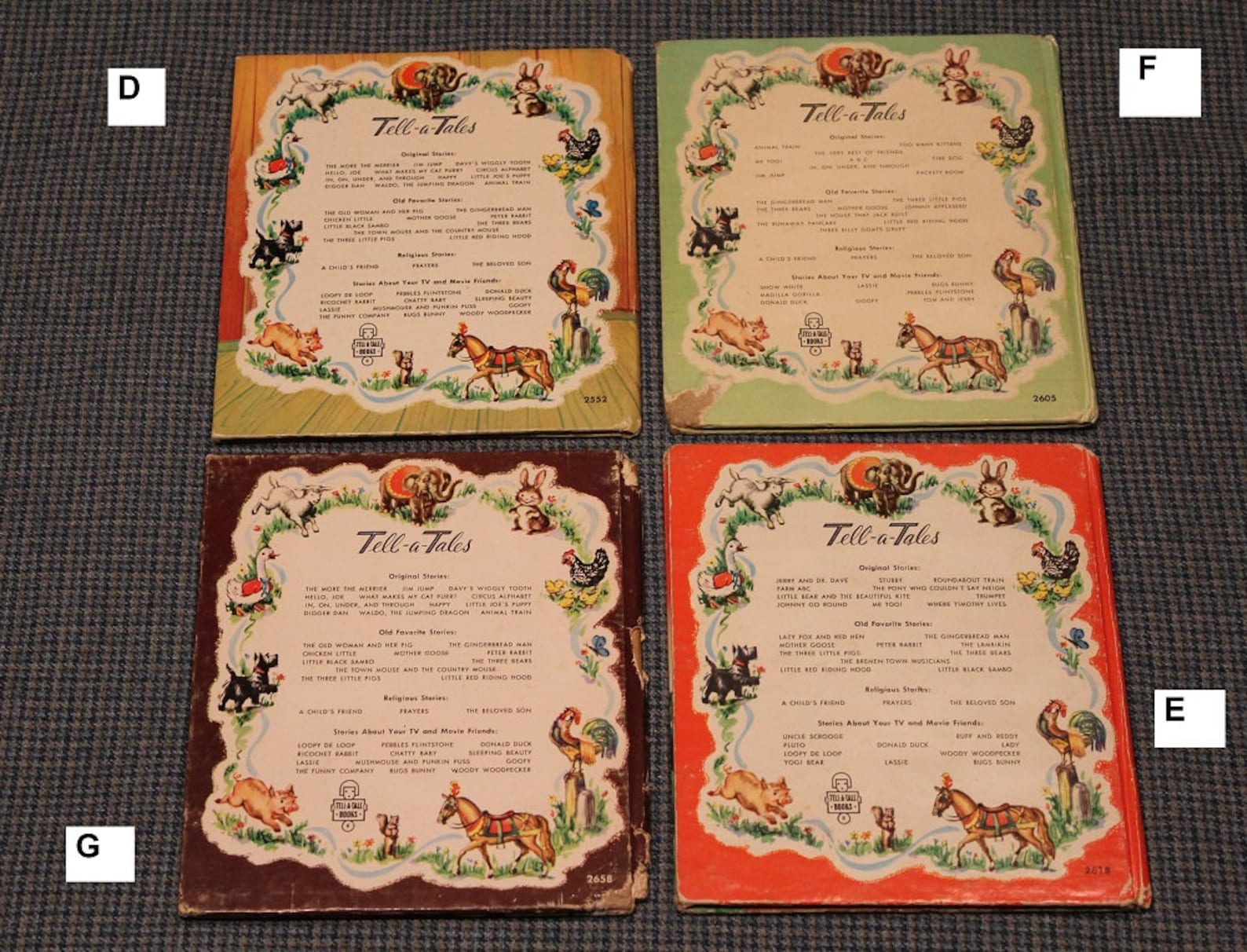 Tell-a-tale Children's Books Hardcovers Whitman - Etsy
