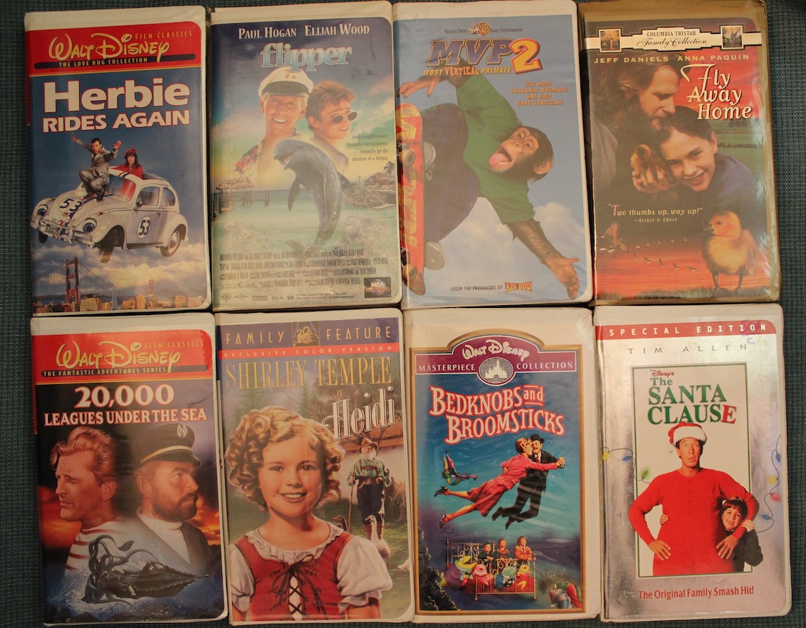 Family Entertainment Movies VHS Movie Video Tapes G/PG - Etsy