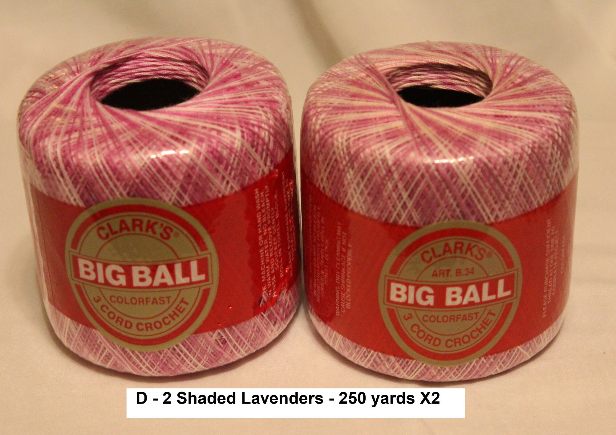 Crochet Thread Bundles Variety of Colors & Brands Machine - Etsy