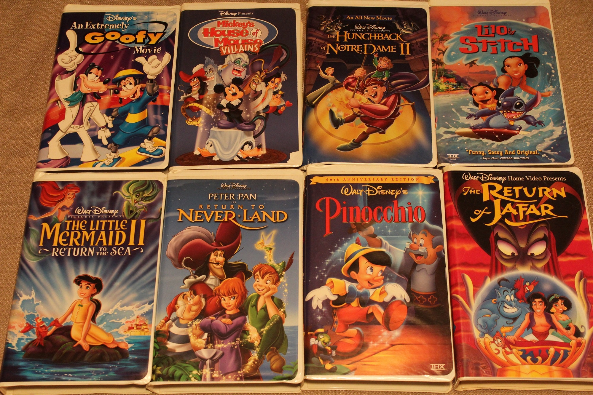 Animated VHS Movie Classics Family Entertainment ~ Clam Shell Cases ...