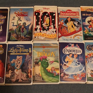 Animated VHS Movie Classics Family Entertainment ~ Clam Shell Cases ...