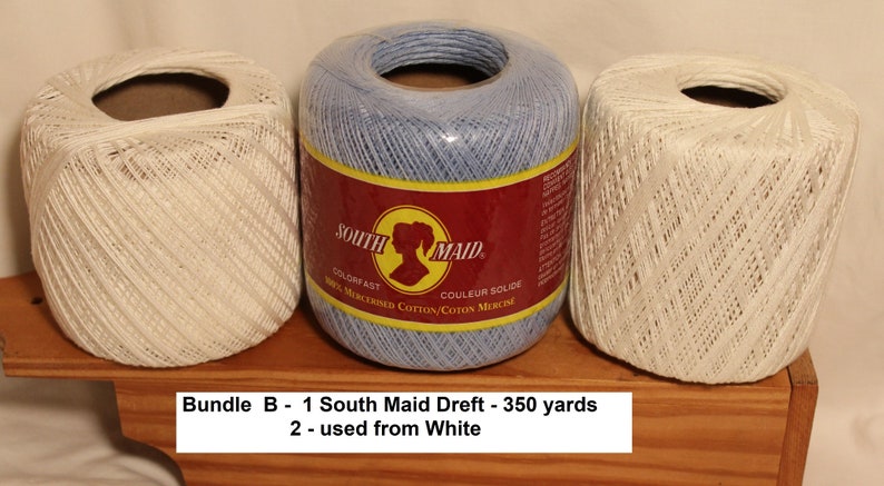 Crochet Thread Bundles Variety of Colors & Brands Size 10 - Etsy