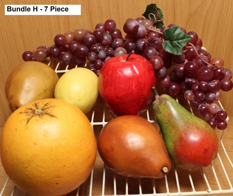 Artificial Fruit & Vegetables ~ Bundles ~ Realistic ~ Natural Size ...