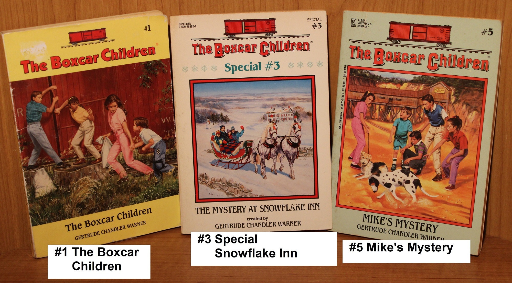 The Boxcar Children Series ~ Gertrude Chandler Warner ~ Paperback Books ...