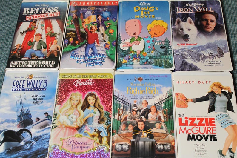 Family Entertainment Movies ~ VHS Movie Video Tapes ~ G/PG Ratings ...