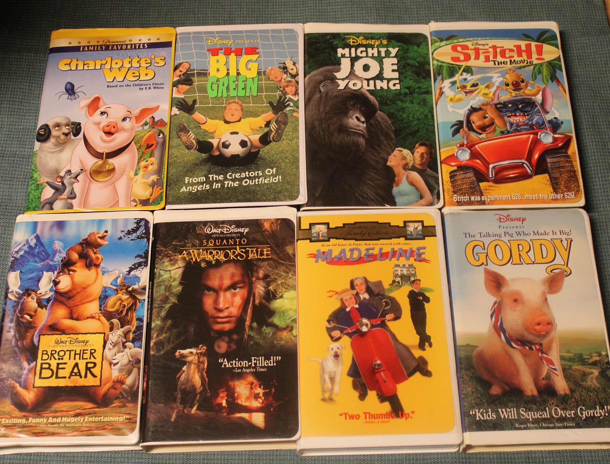 Family Entertainment VHS Movie Tapes ~ Classics ~ Clam Shell Cases ...