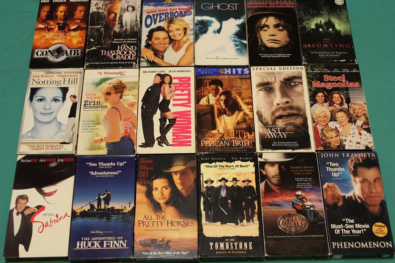 Movie~ Classic's ~ All the Favorites ~ Collectible Classics ~ VHS Movie ...