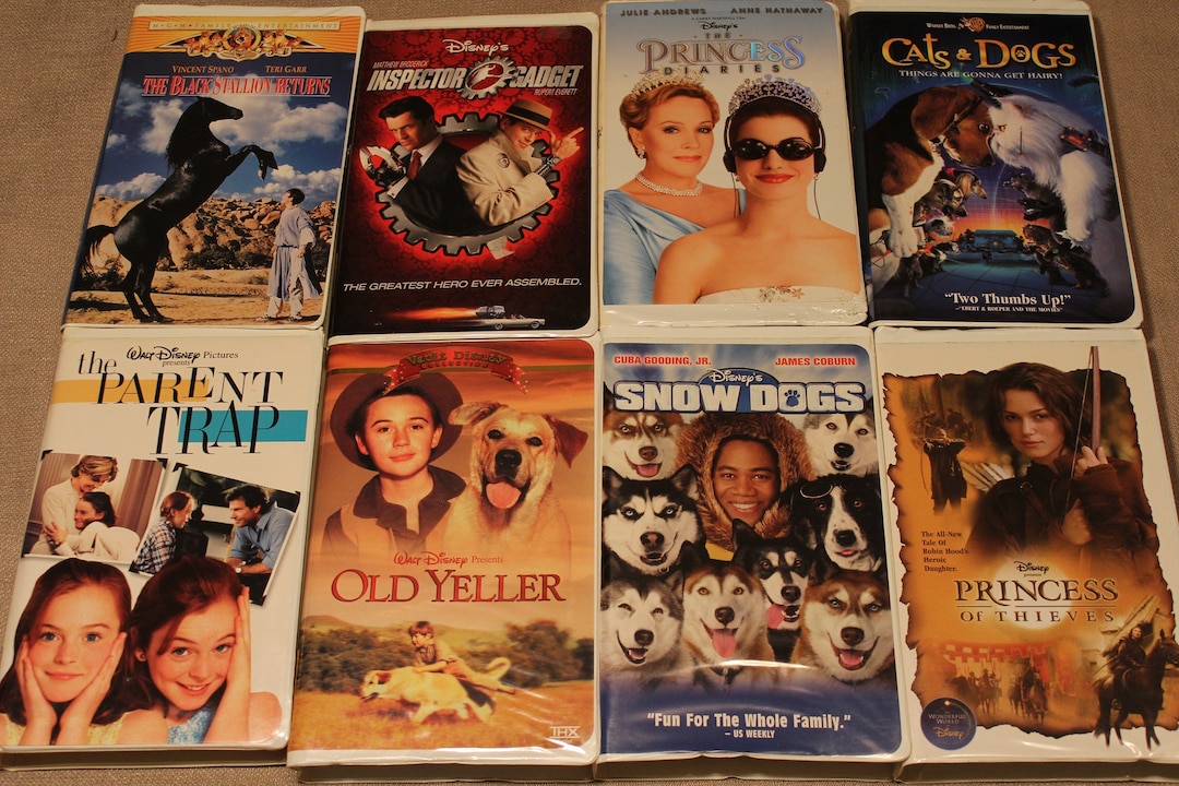 Family Entertainment Movies ~ VHS Movie Video Tapes ~ G/PG Ratings ...