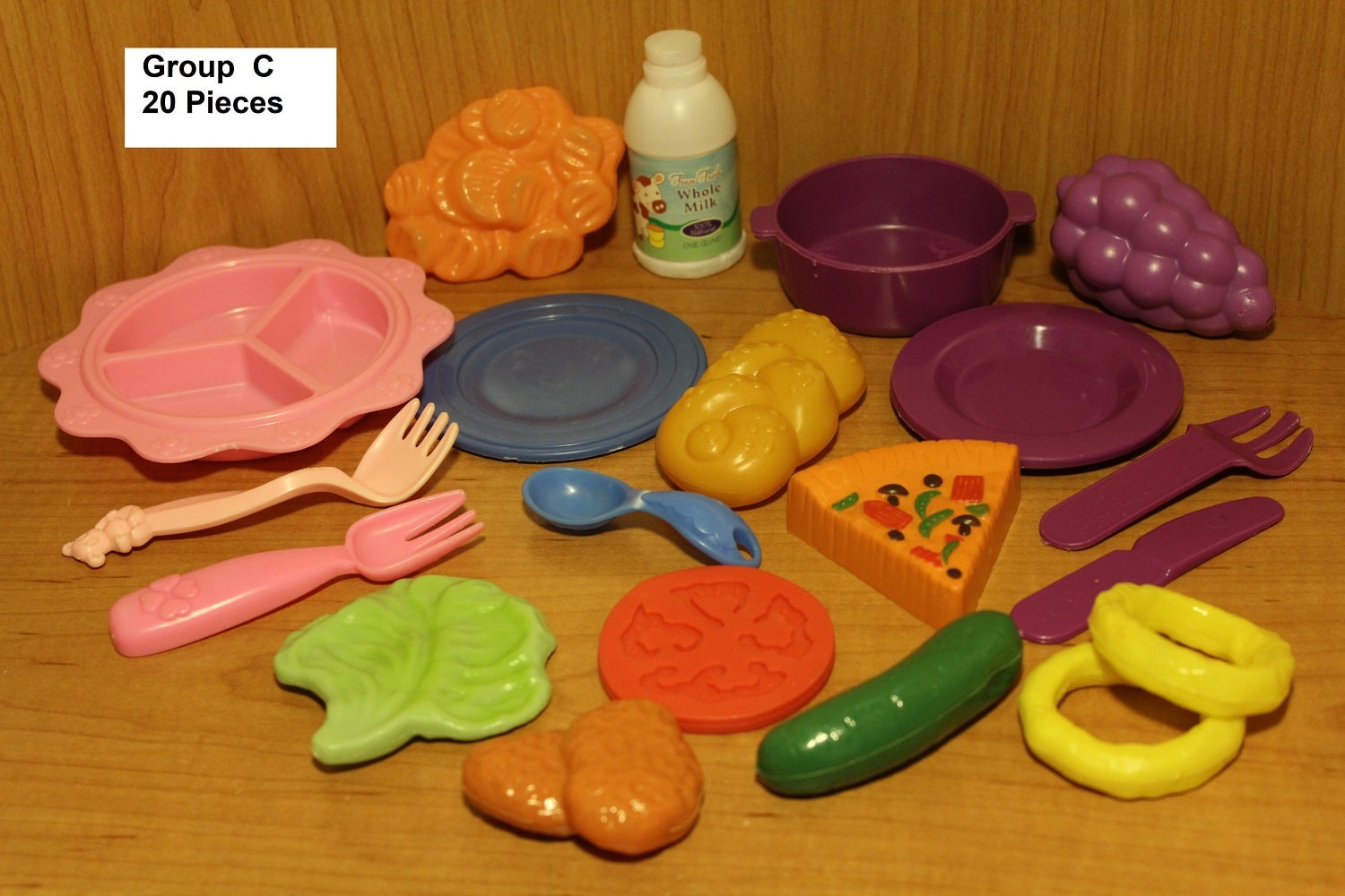 Children's Play Dish Sets ~ Faux Food ~ Pretend Play Sets ~ Assorted ...