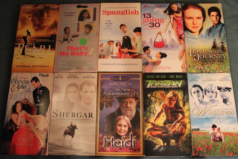 Family Entertainment VHS Movies ~ Private Collection ~ Classics ~rated ...