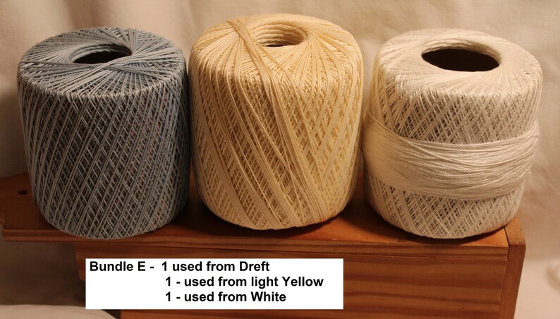 Crochet Thread Bundles Variety of Colors & Brands Size 10 - Etsy