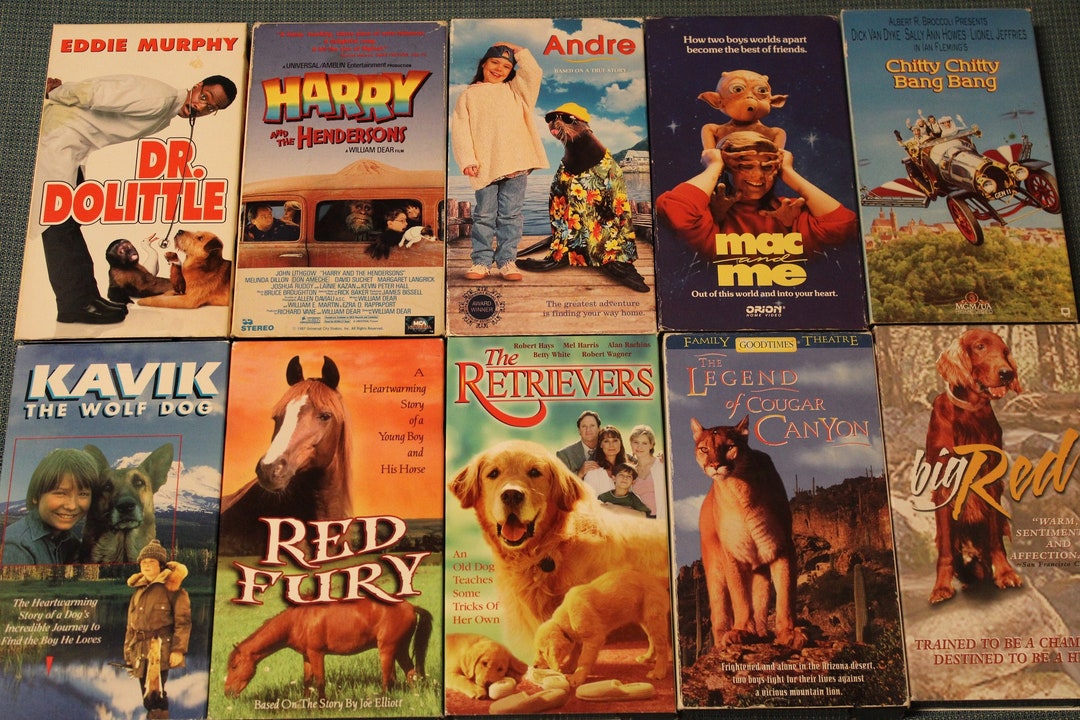 Family Entertainment VHS Movies ~ Private Collection ~ Classics ~rated ...