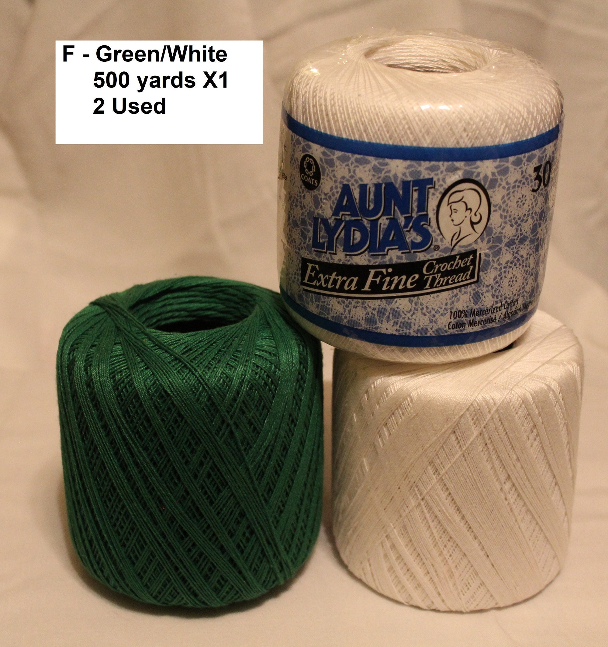 Crochet Thread Bundles Variety of Colors & Brands Machine - Etsy