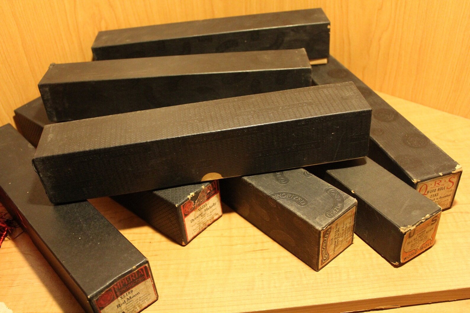 Antique Player Piano Rolls~ Song Word Rolls ~ Music Rolls ~ US the Best ...