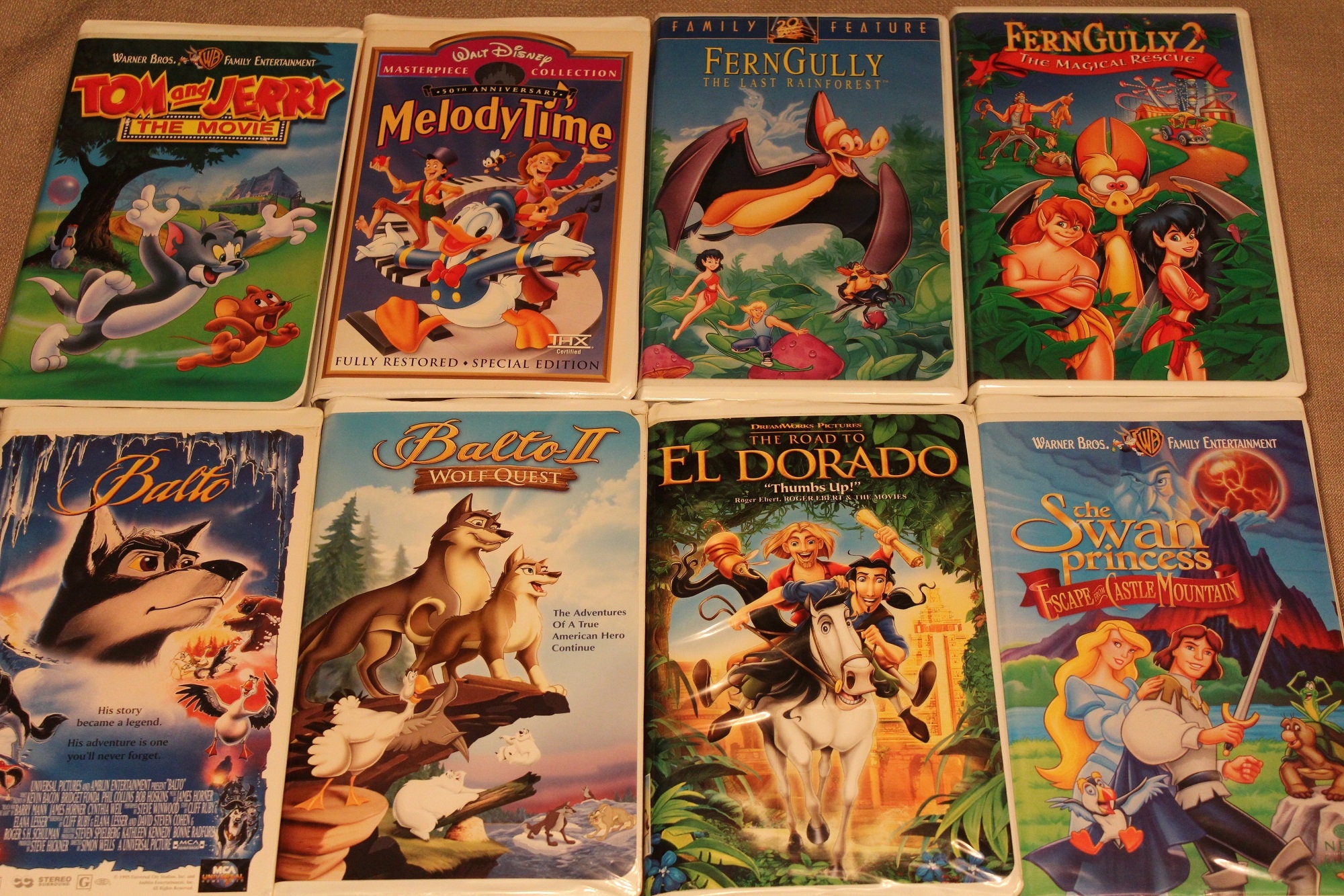 Old Animated Vhs Movies at Fred Rollins blog