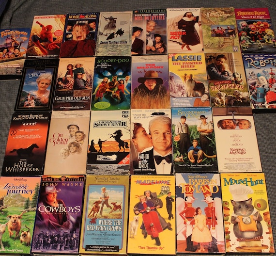 Family Entertainment VHS Movies Private Collection - Etsy Canada