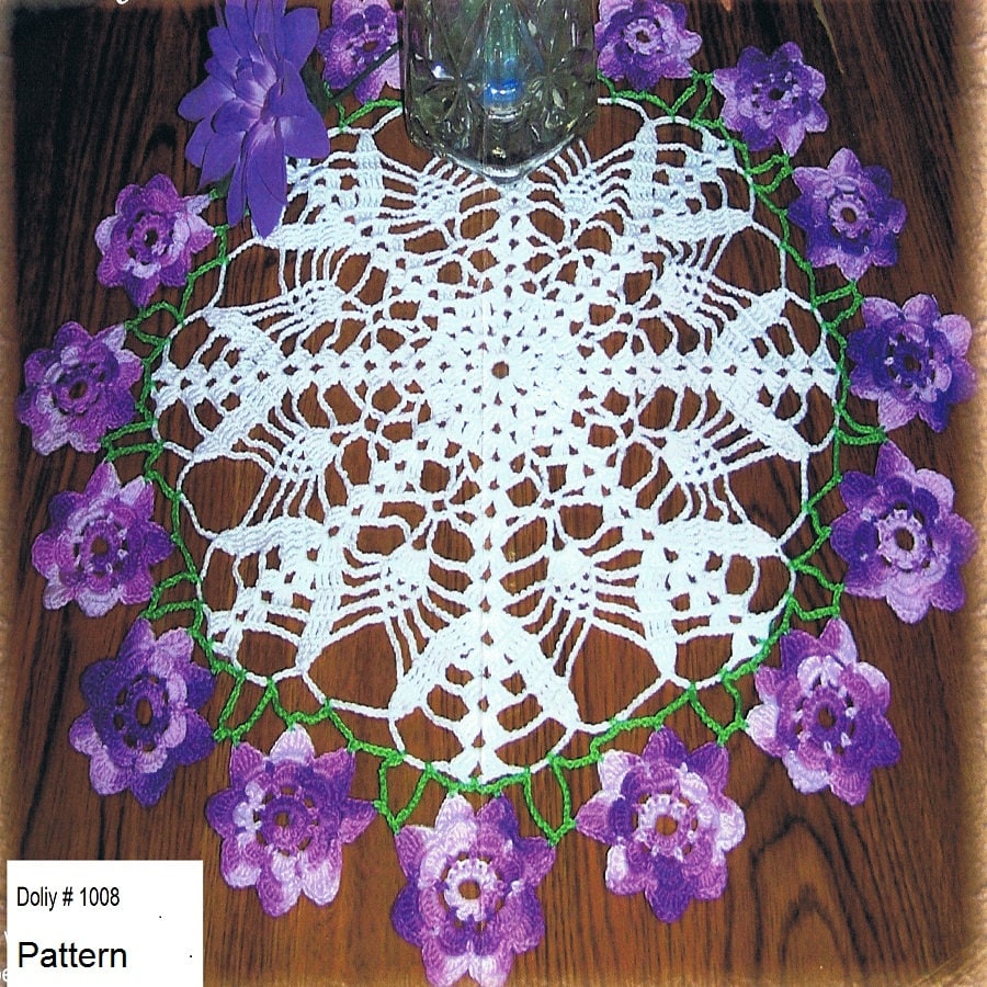 Crochet Doily Pattern Original New Release | Etsy