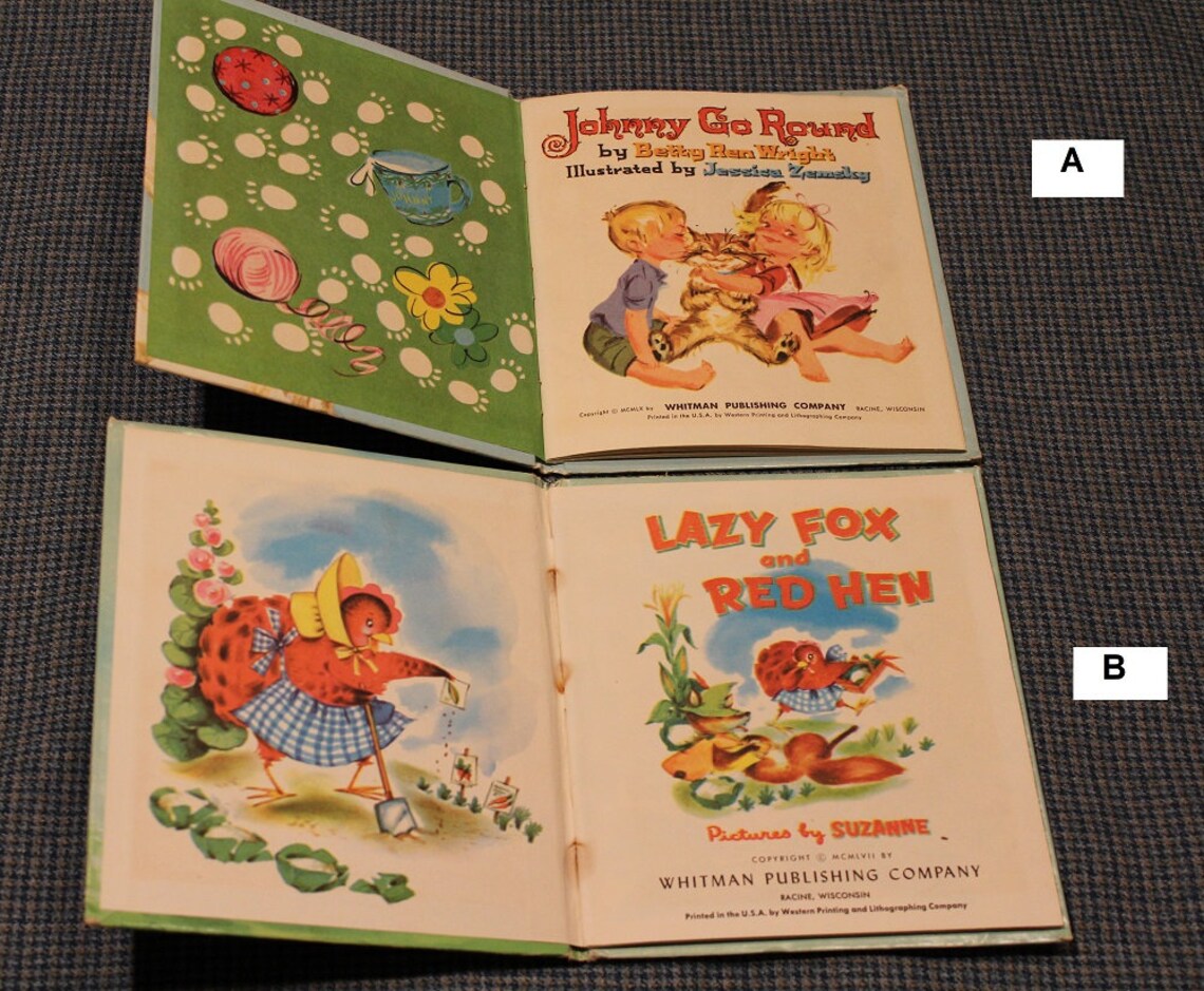 Tell-a-tale Children's Books Hardcovers Whitman | Etsy