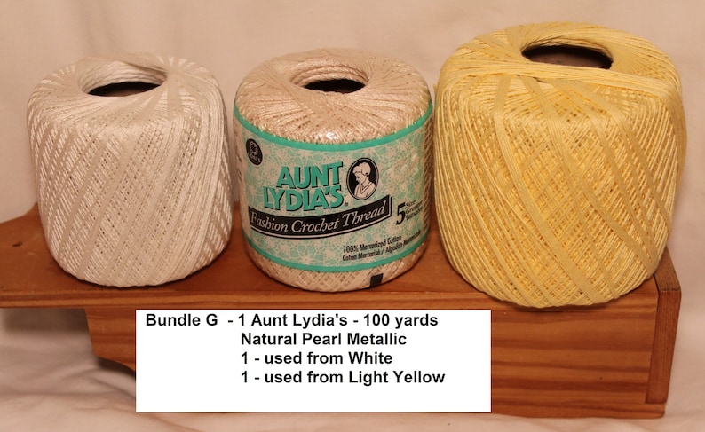 Crochet Thread Bundles Variety of Colors & Brands Size 10 - Etsy